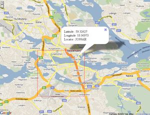 Google map tools - SM7LCB